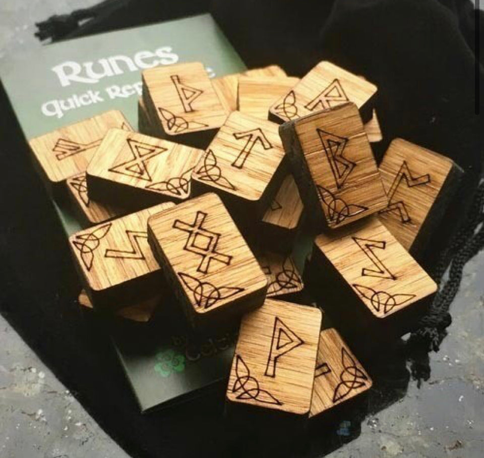 Oak Wood Runes – Black Rain Coven LLC